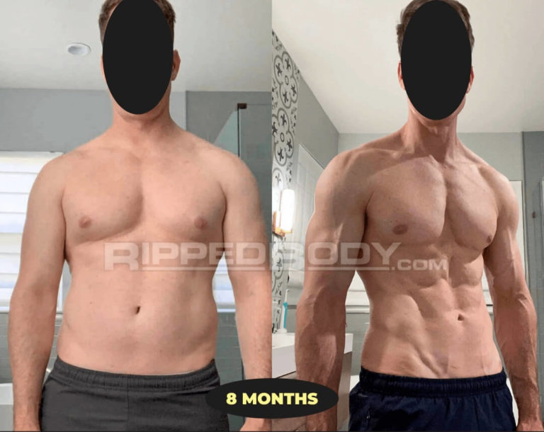 Client Results, Online Coaching - Ripped Body