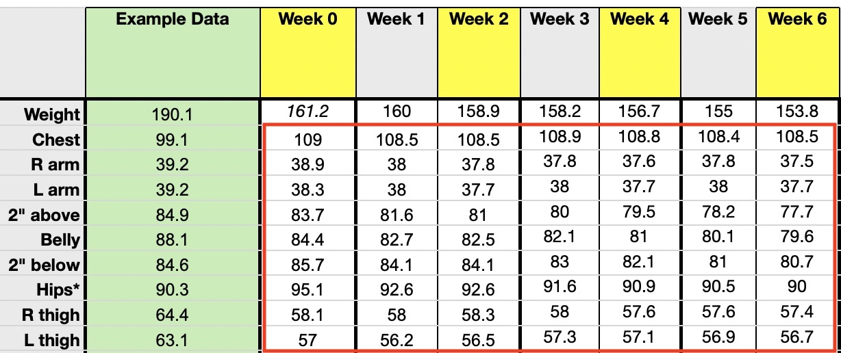 How To Track Body Measurements and Weight for Physique Progress