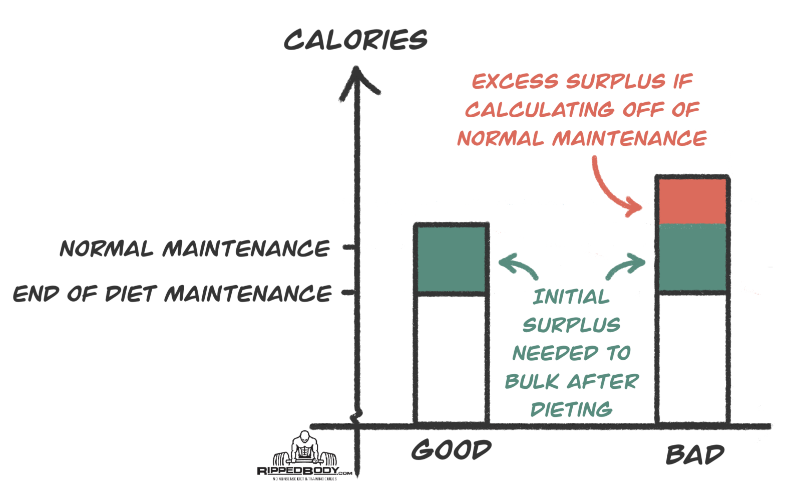Don't Use A Calorie Calculator When You Transition Between Bulking and ...